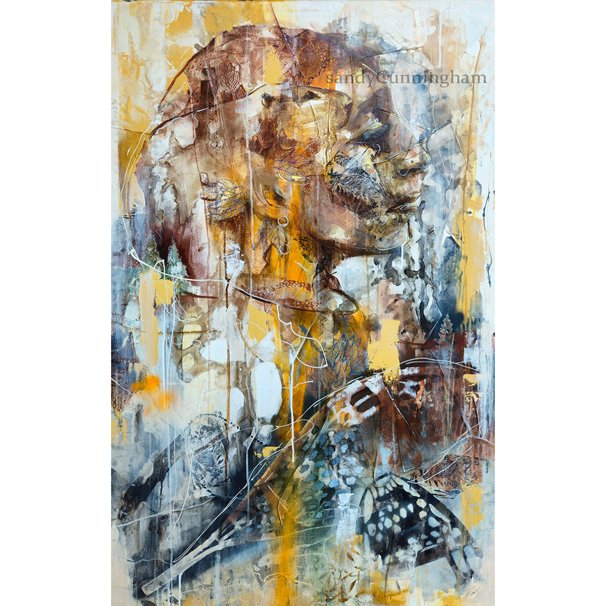 Coureurs des bois – Sandy Cunningham | Mixed media | Berthelet.art ...