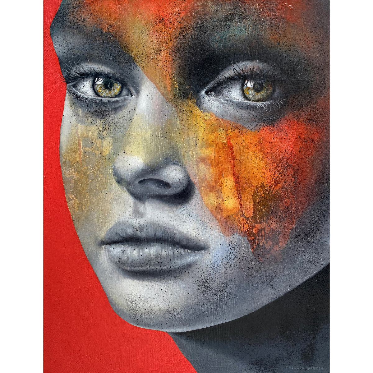 Cassandra – Pascale Pratte | Realistic painting in ash and oil ...